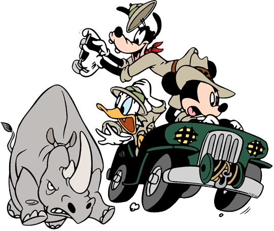 Mickey, Donald & Goofy Clip Art (PNG Images) | Disney Clip Art Galore