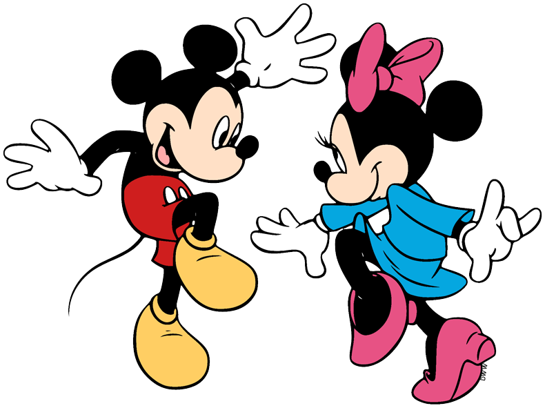 Mickey And Minnie Mouse Head Clip Art
