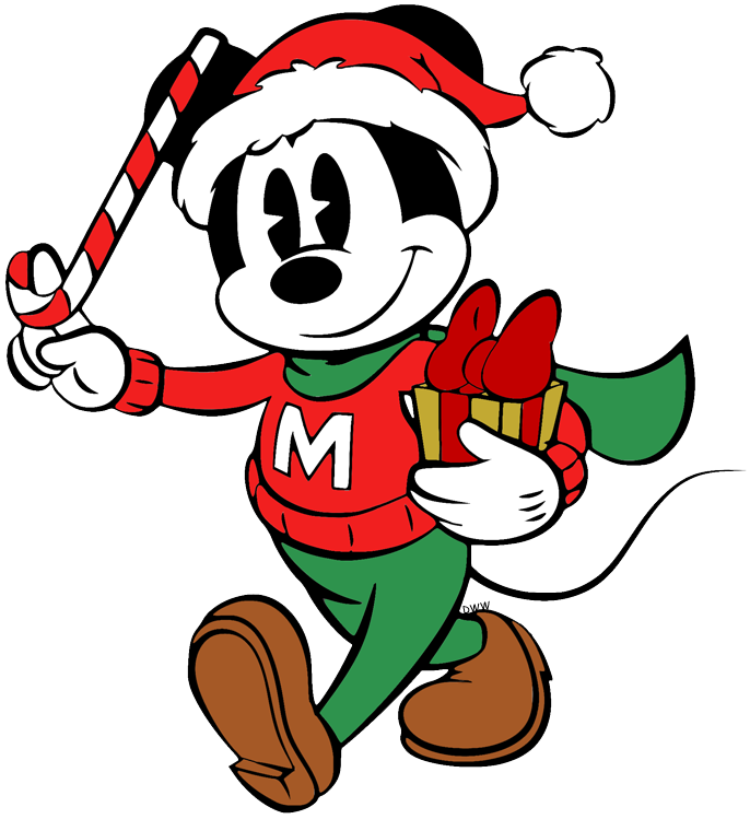 Mickey Mouse Christmas Clip Art (PNG Images) | Disney Clip Art Galore