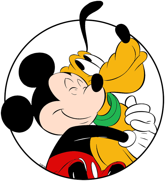 Mickey, Minnie & Pluto Clip Art Images | Disney Clip Art Galore
