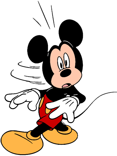 Mickey Mouse Shocked