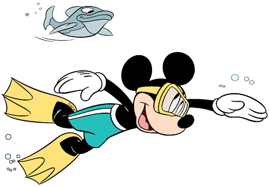 Disney Scuba Diving & Snorkeling Clip Art Images | Disney Clip Art Galore