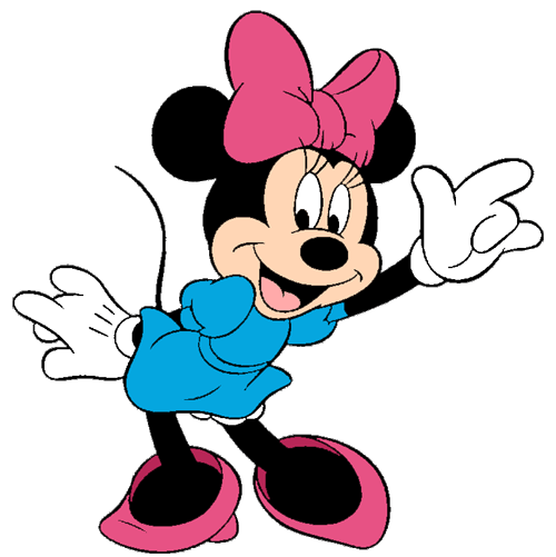 Minnie Mouse Waving Hi