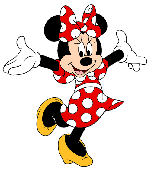 Red Minnie Mouse Clip Art