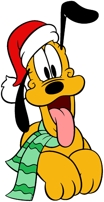 pluto from mickey mouse christmas