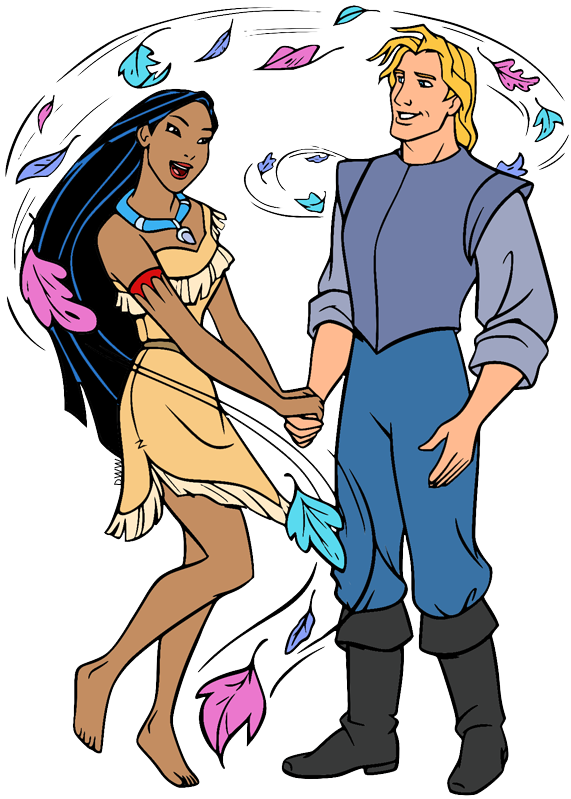 Disney Princess Pocahontas And John Smith