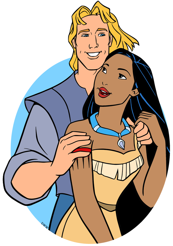 Pocahontas & John Smith Clip Art Images | Disney Clip Art Galore