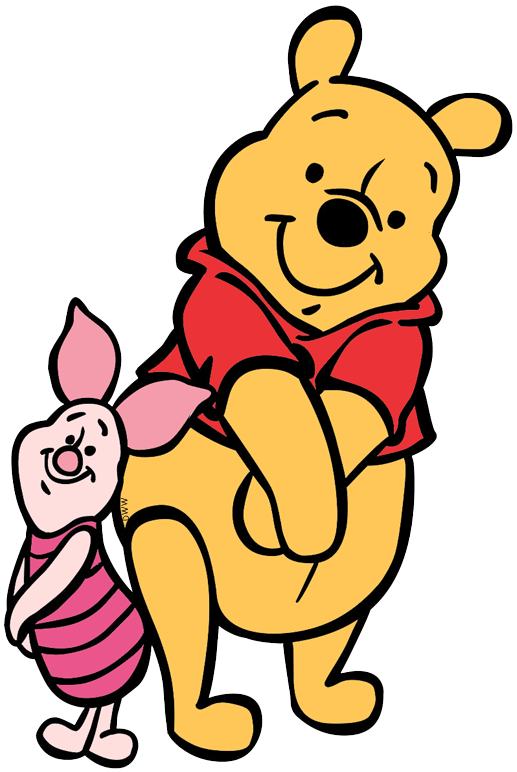 Winnie the Pooh and Piglet Clip Art | Disney Clip Art Galore
