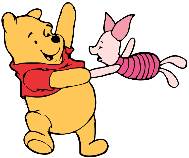 Winnie the Pooh and Piglet Clip Art 5 | Disney Clip Art Galore