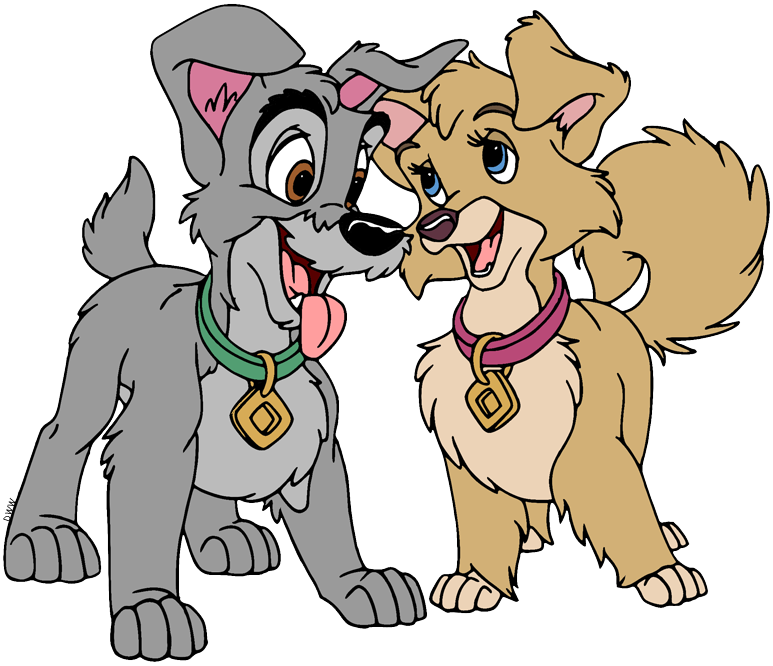 Lady and the Tramp Clip Art 3 | Disney Clip Art Galore