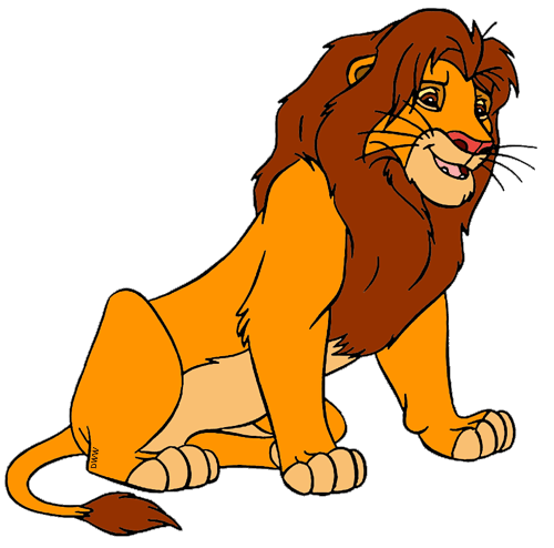 Adult Simba Clip Art (PNG Images) from Disney's The Lion King