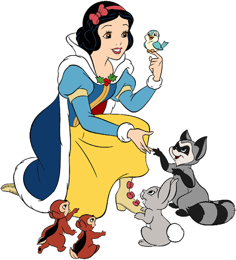 Snow White and the Seven Dwarfs Christmas Clip Art | Disney Clip Art Galore