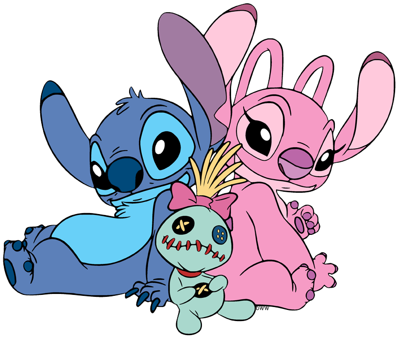 Stitch And Angel Stitch Disney Stitch And Angel Lilo And Stitch Art