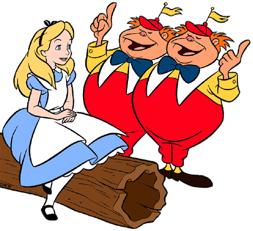 Tweedledee & Tweedledum Clip Art Images | Disney Clip Art Galore