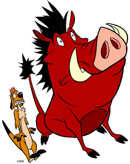 Timon & Pumbaa Clip Art Images | Disney Clip Art Galore