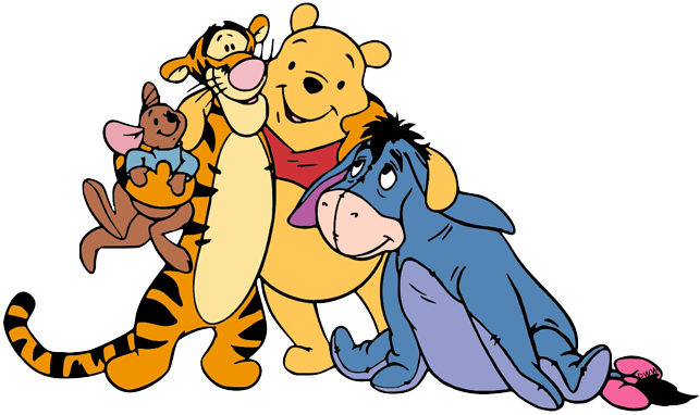 Winnie the Pooh Mixed Group Clip Art 2 | Disney Clip Art Galore