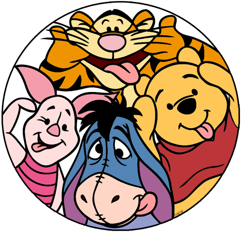 Winnie the Pooh, Piglet, Tigger and Eeyore Clip Art 2 | Disney Clip Art ...