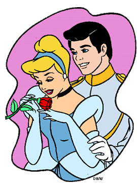 Cinderella and Prince Charming Clip Art 2 | Disney Clip Art Galore