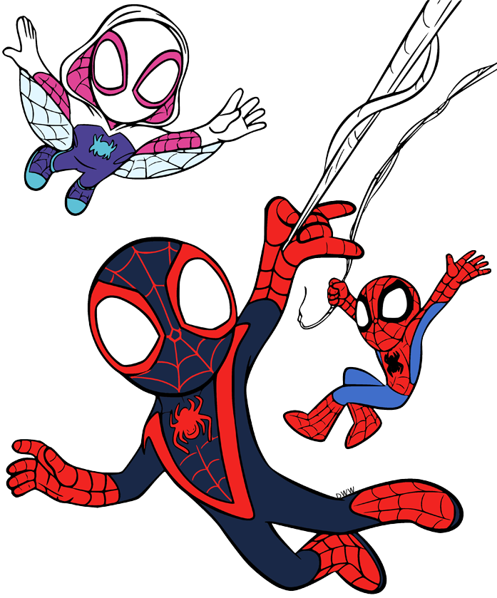 Spidey and His Amazing Friends Clip Art (PNG Images) | Disney Clip Art ...
