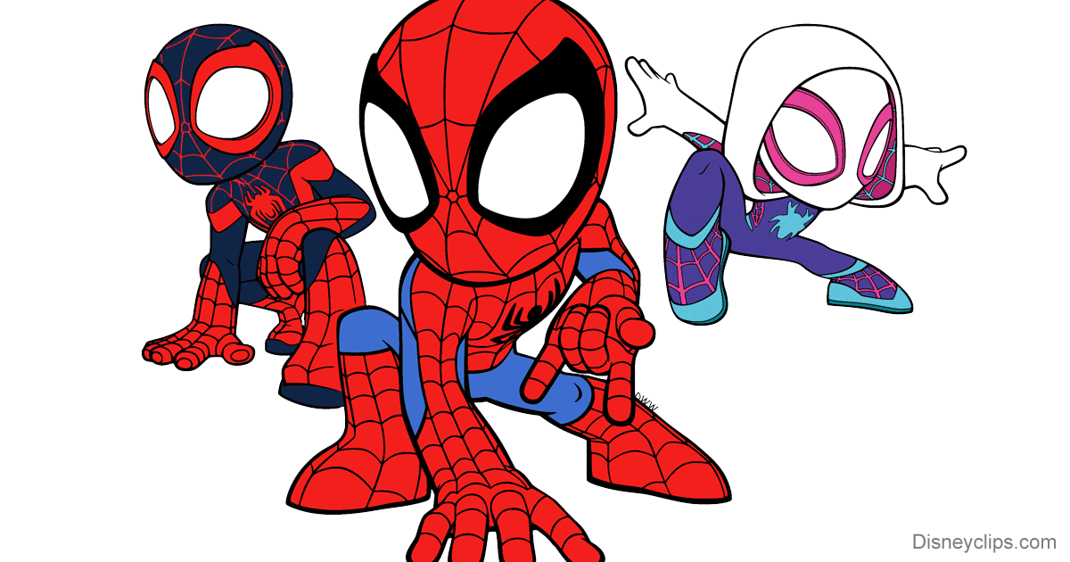 Spidey and His Amazing Friends Clip Art (PNG Images) | Disney Clip Art ...