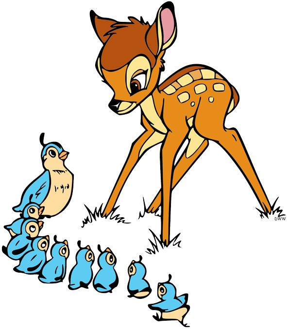 2 Ochi Caprui Bambi Downloadable Clipart