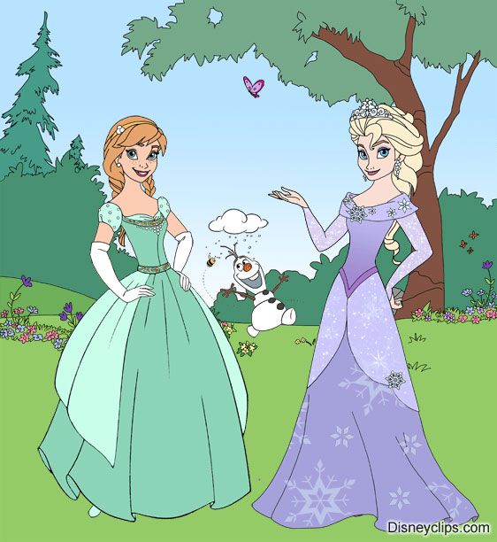 Anna And Elsa Pin Up