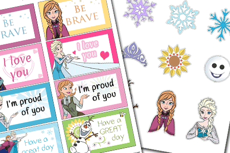 Disney's Frozen Printable Crafts & Activities: Cards, Stickers...